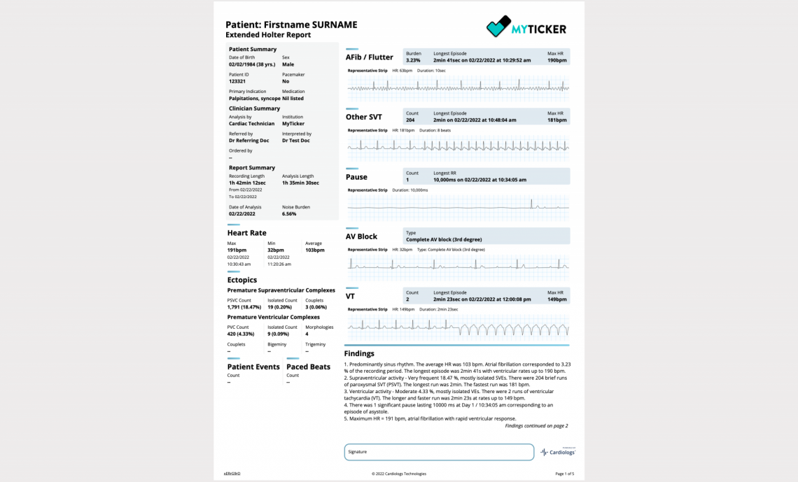 MyTicker - TickerCardiology